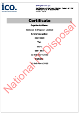 Accreditations – National IT Disposal